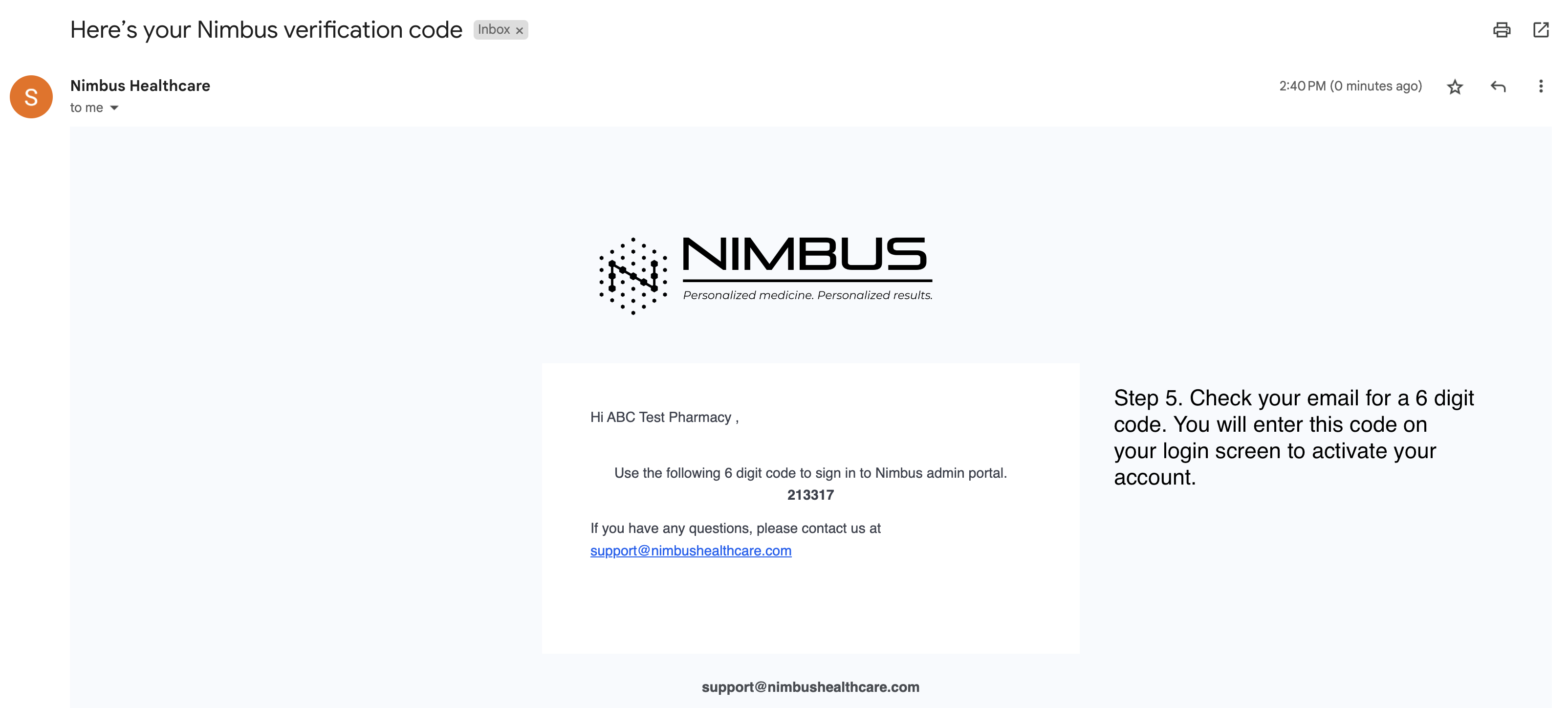 How do I set up my Nimbus Partner Portal?